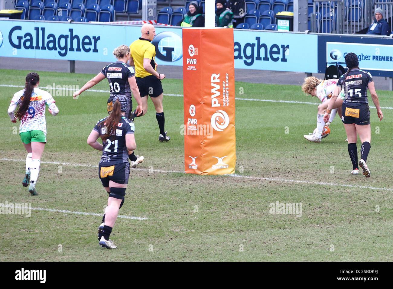 Exeter, Devon, UK. 2nd Feb, 2025. PWR Professional Women's Rugby Exeter ...