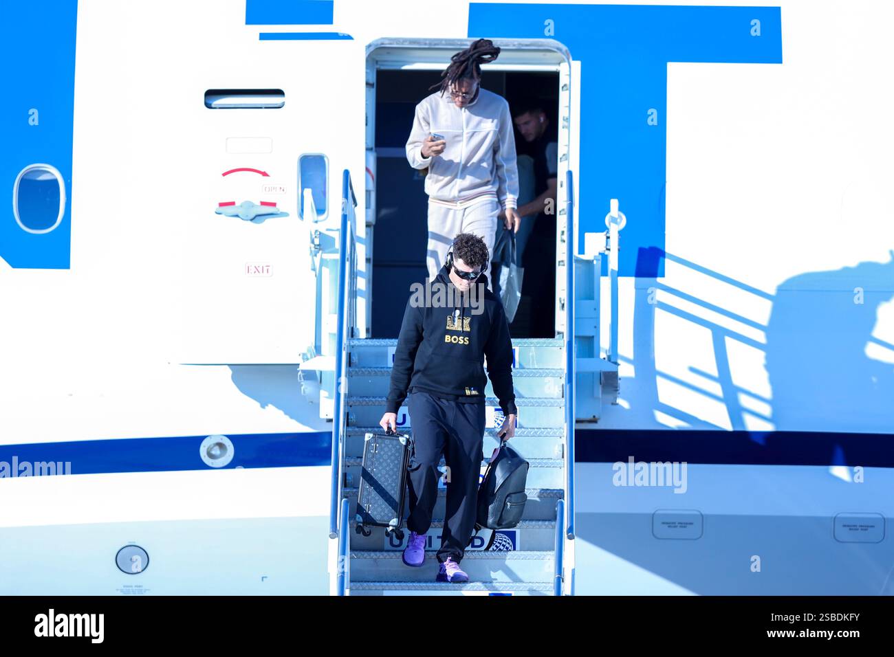 Kenner, United States. 02nd Feb, 2025. Kansas City Chiefs quarterback ...