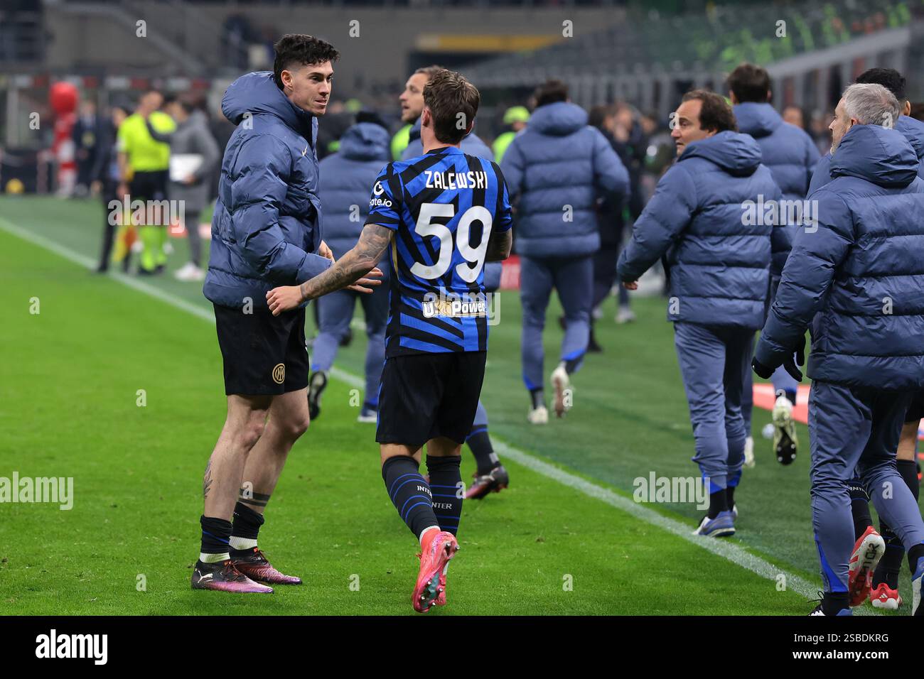 Milan, Italy. 2nd Feb, 2025. Alessandro Bastoni of FC Internazionale ...