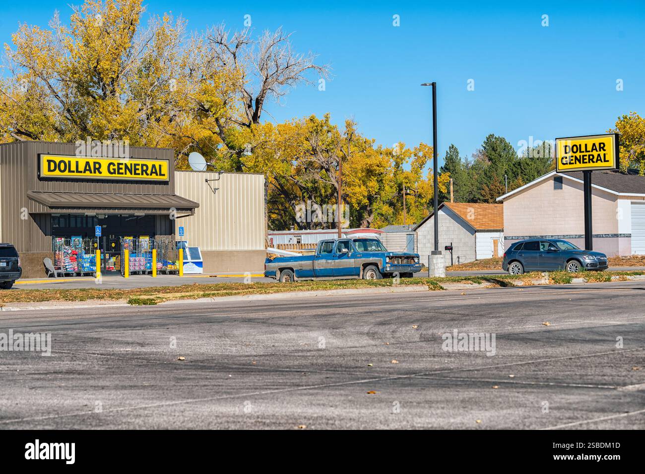 Atwood, USA - November 1, 2022: Small city in Kansas with exterior sign ...