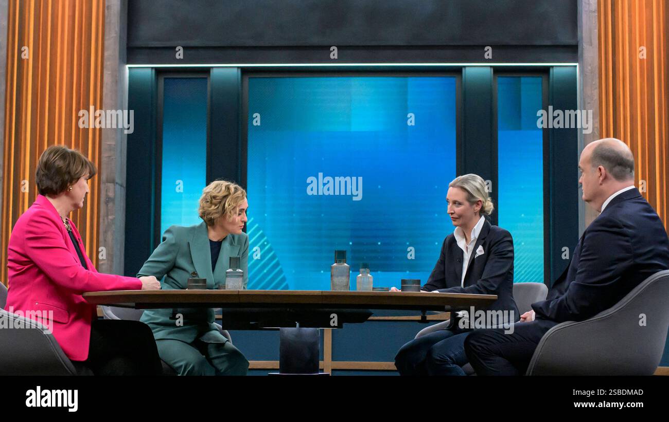 GER, Berlin, Studio, zu Gast bei - Caren Miosga, Polittalk, TV, Format ...