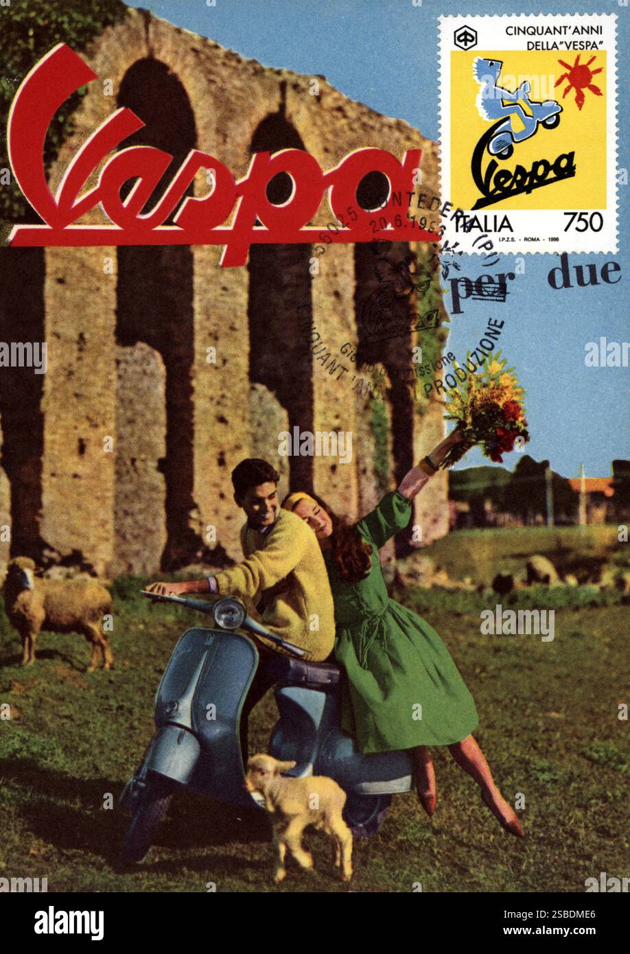 1996 , ITALY : The celebrated italian scooter VESPA by PIAGGIO industry ...