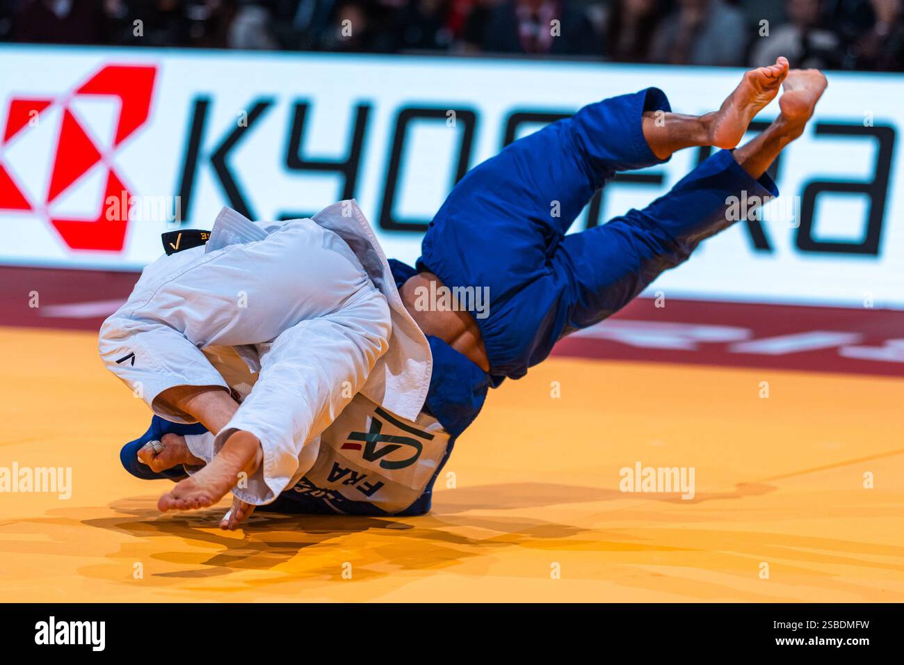 Matthias CASSE (BEL) and Arnaud AREGBA (FRA) bronze medal match Menâ??s ...