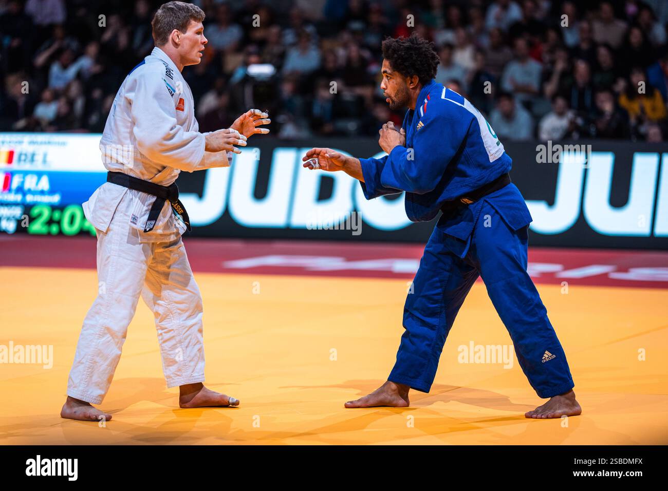 Matthias CASSE (BEL) and Arnaud AREGBA (FRA) bronze medal match Menâ??s ...