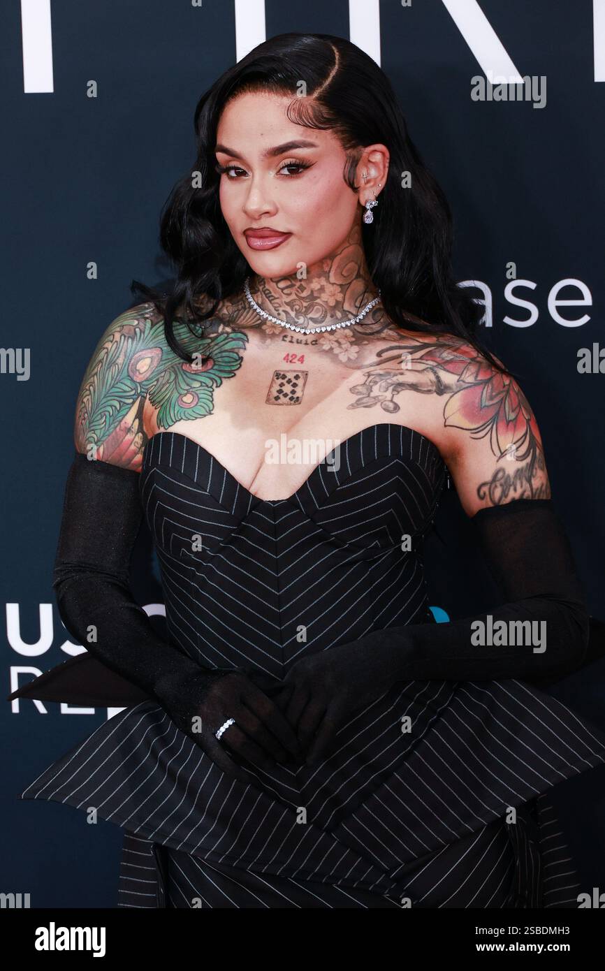 Los Angeles, USA. 02nd Feb, 2025. Kehlani walking on the red carpet ...