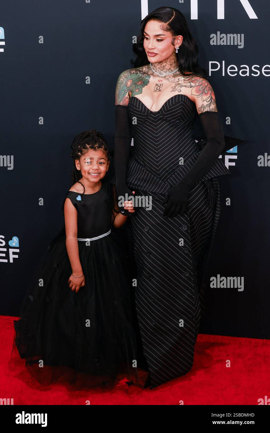 Los Angeles, USA. 02nd Feb, 2025. Adeya Nomi and Kehlani walking on the ...