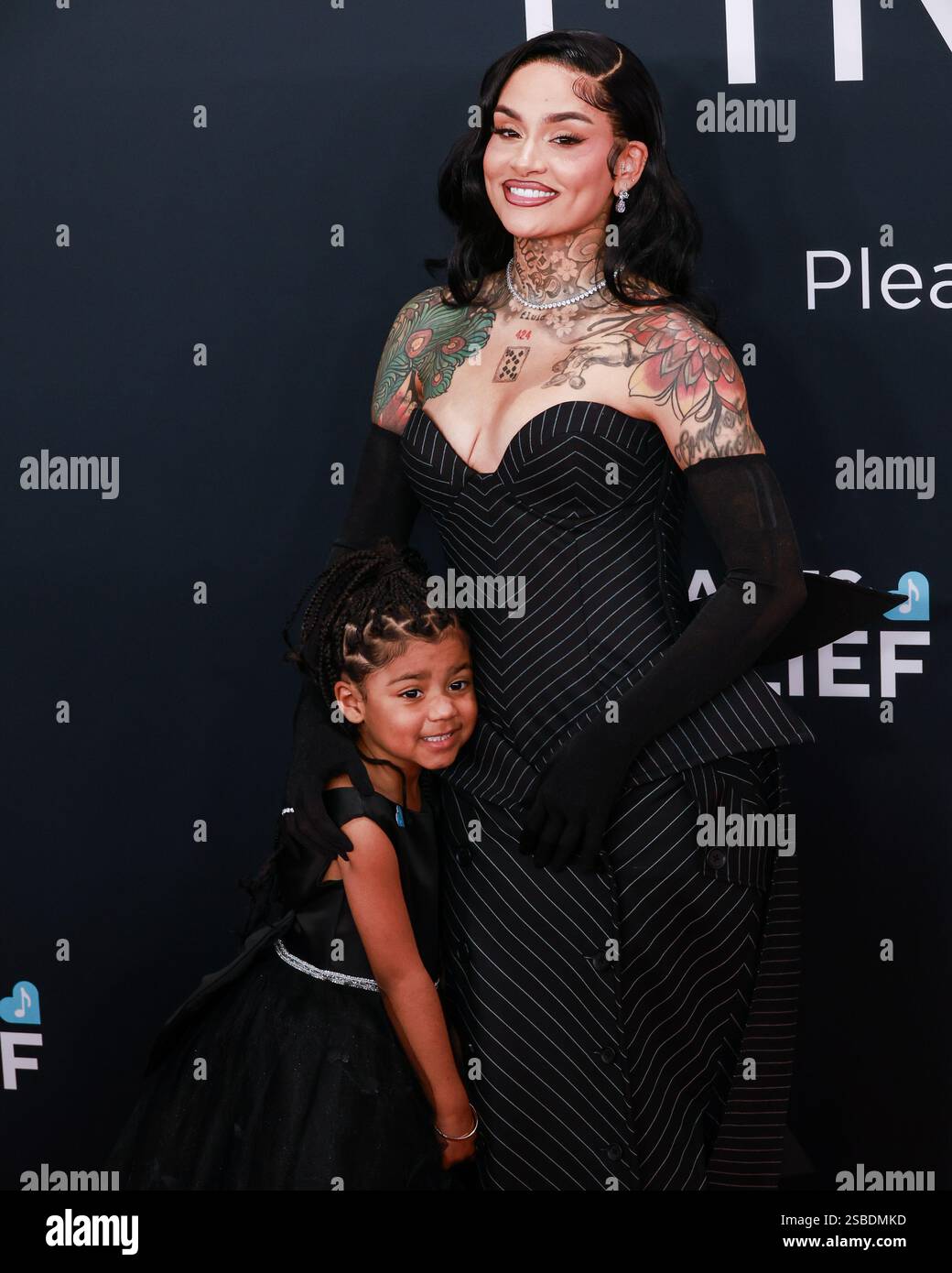 Los Angeles, USA. 02nd Feb, 2025. Adeya Nomi and Kehlani walking on the ...