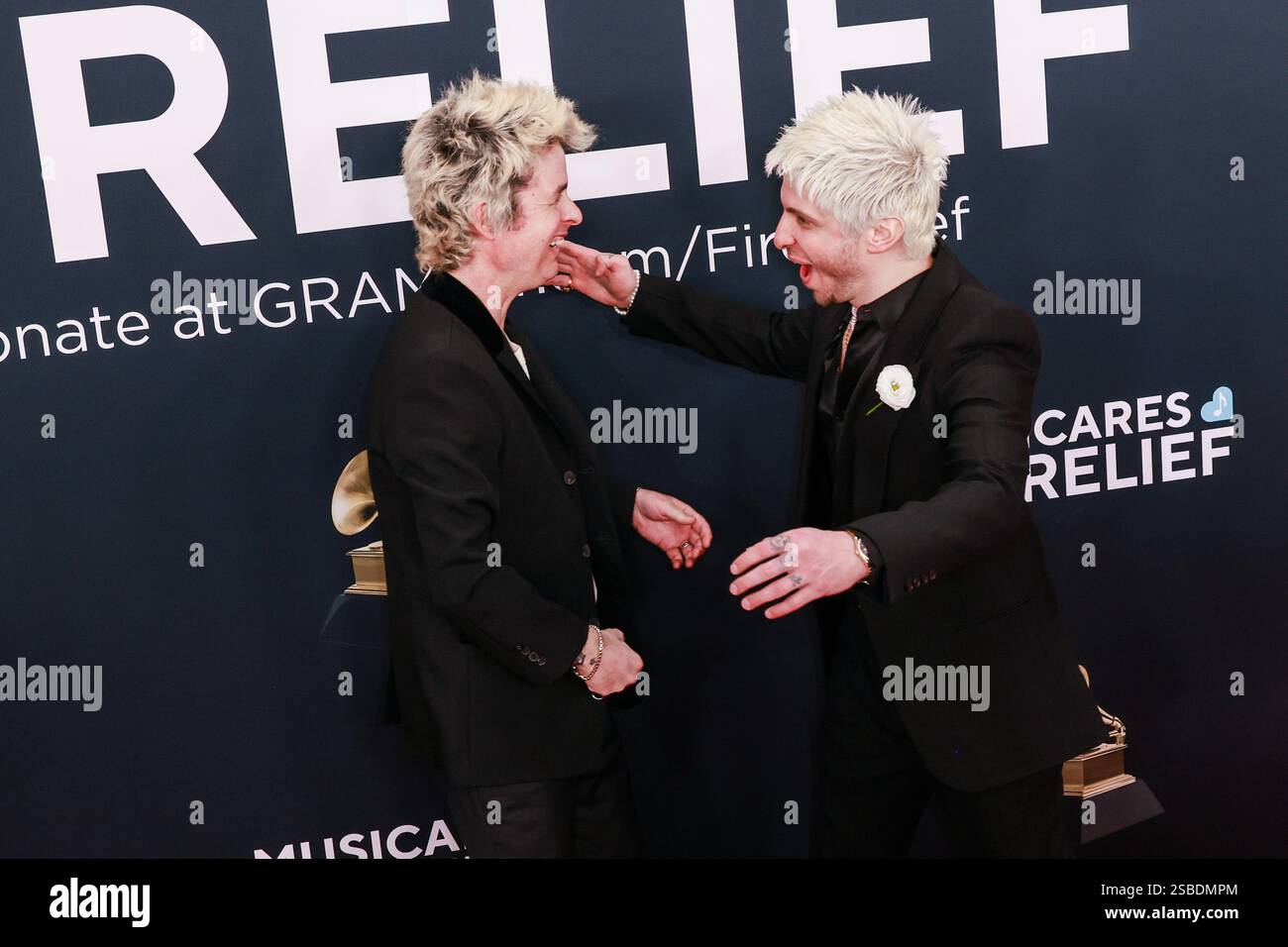 Los Angeles, USA. 02nd Feb, 2025. Billie Joe Armstrong and Andrew Watt ...