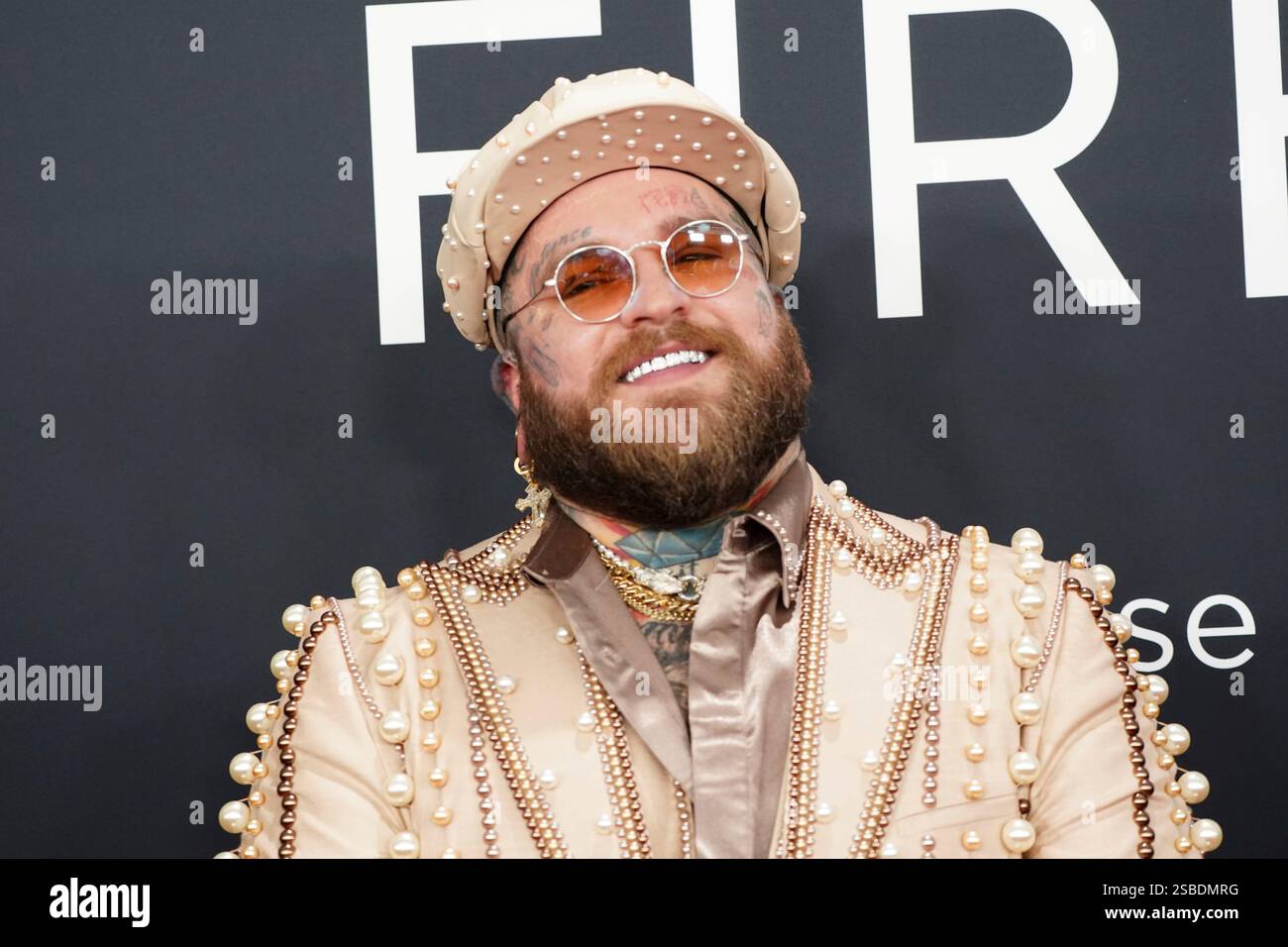 Teddy Swims arrives at the 67th annual Grammy Awards on Sunday, Feb. 2 ...