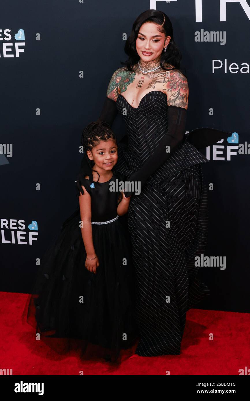 Los Angeles, USA. 02nd Feb, 2025. Adeya Nomi and Kehlani walking on the ...