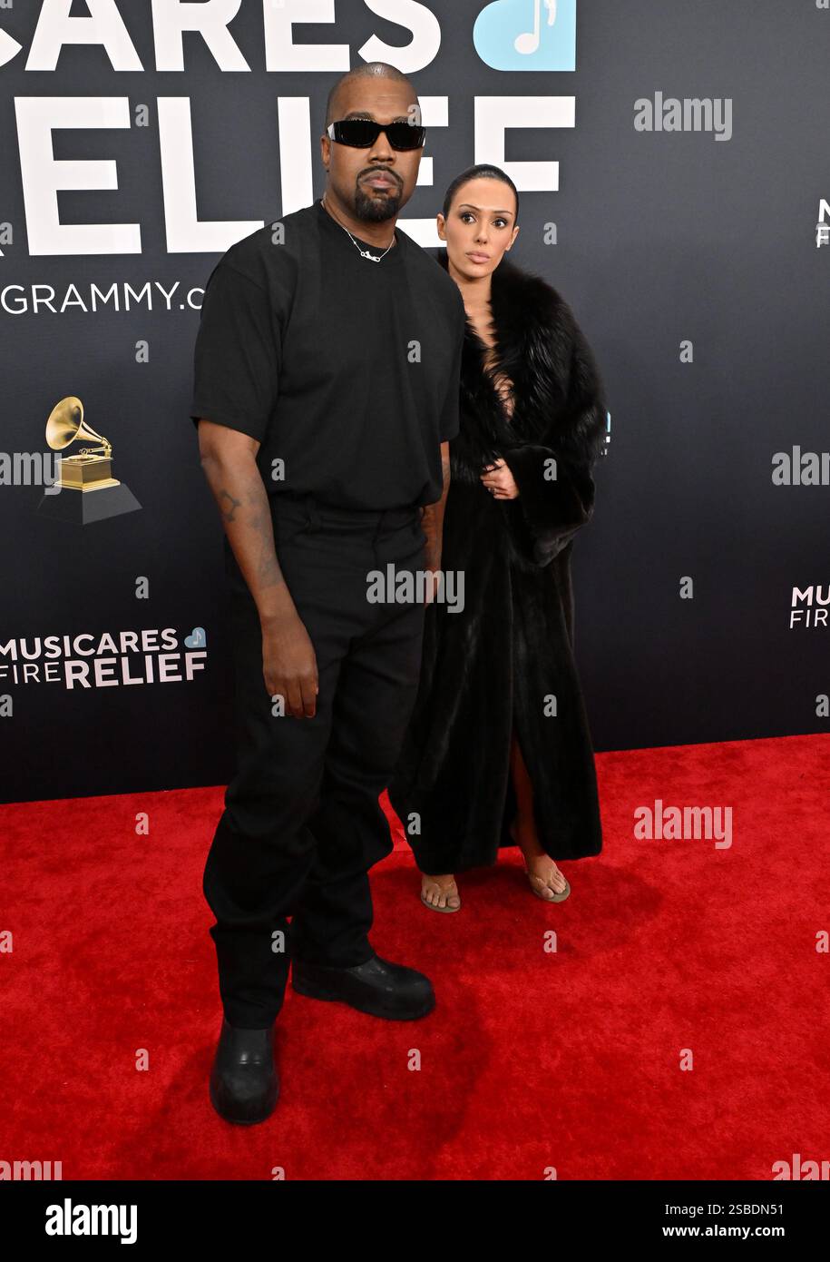 Los Angeles, USA. 02nd Feb, 2025. Kanye West and Bianca Censori ...