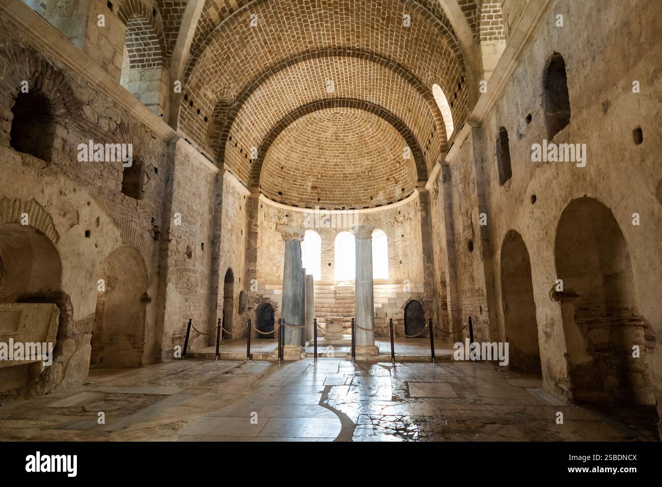 St Nicholas Church, Santa Claus Church, in Demre, Turkey. It is a ...