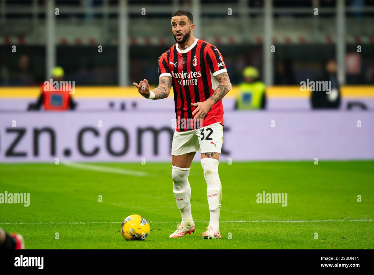Milan, Italie. 02nd Feb, 2025. Kyle Walker (AC Milan) during the ...