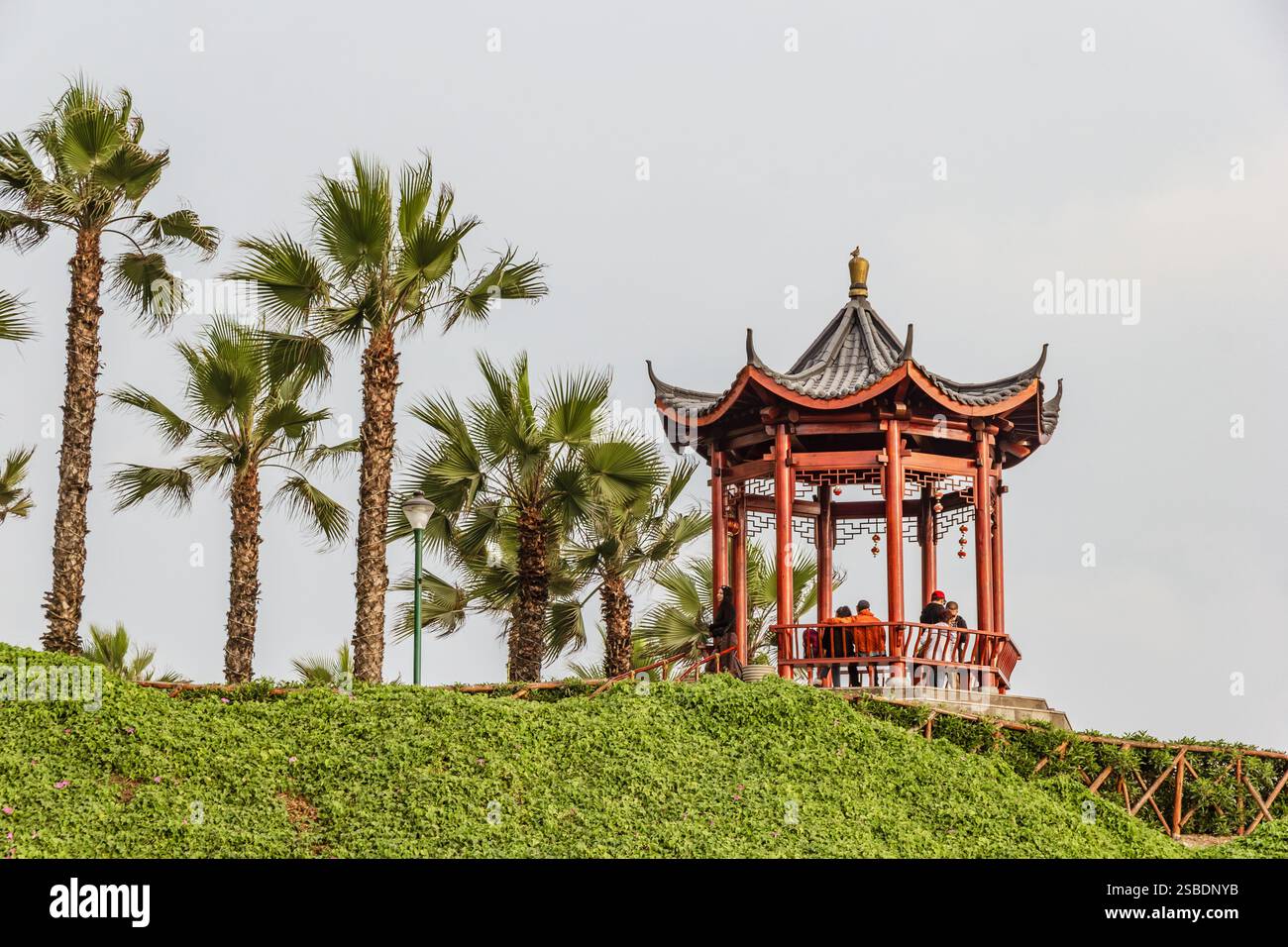 Chinese Park, Miraflores District - Lima, Peru Stock Photo - Alamy
