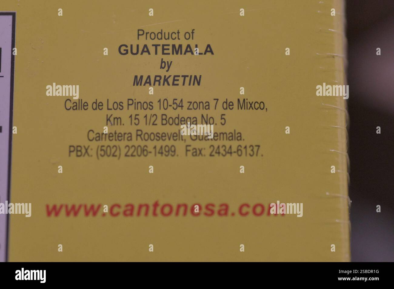 Massachusetts, USA. 2nd Feb, 2025. Produce and product labels from ...