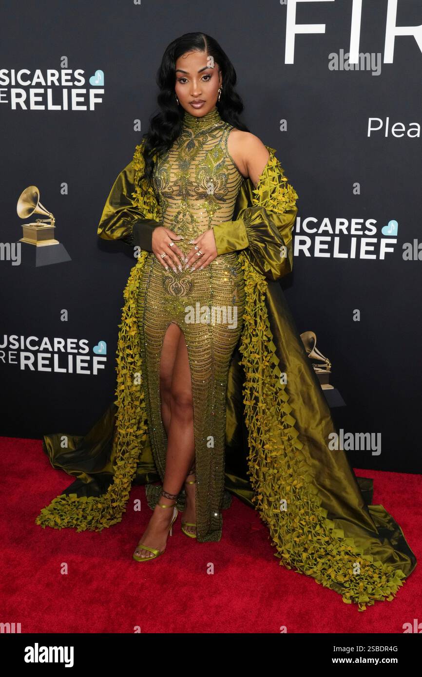 Shenseea arrives at the 67th annual Grammy Awards on Sunday, Feb. 2 ...