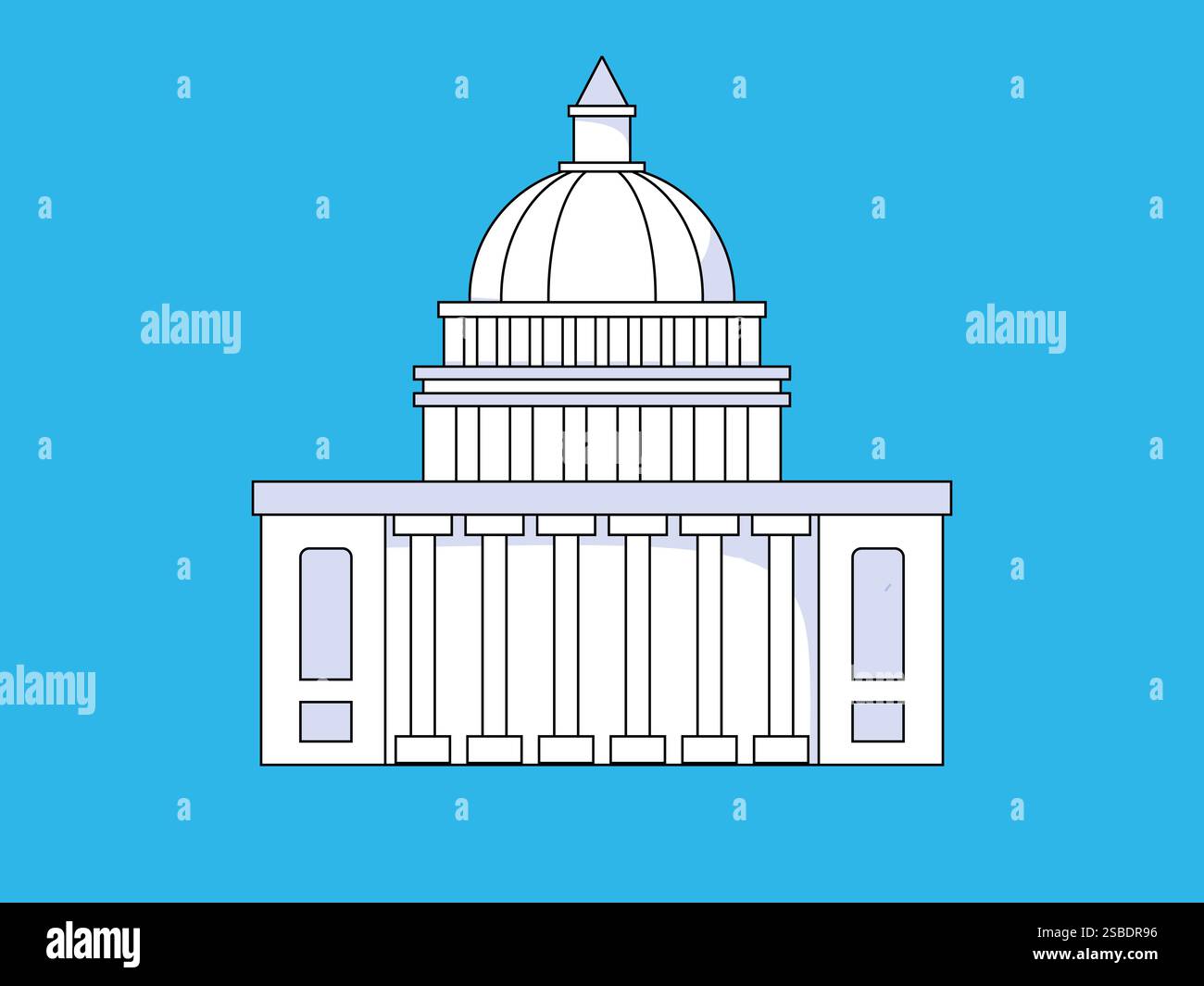House building vector concept operation hand drawn illustration Stock ...