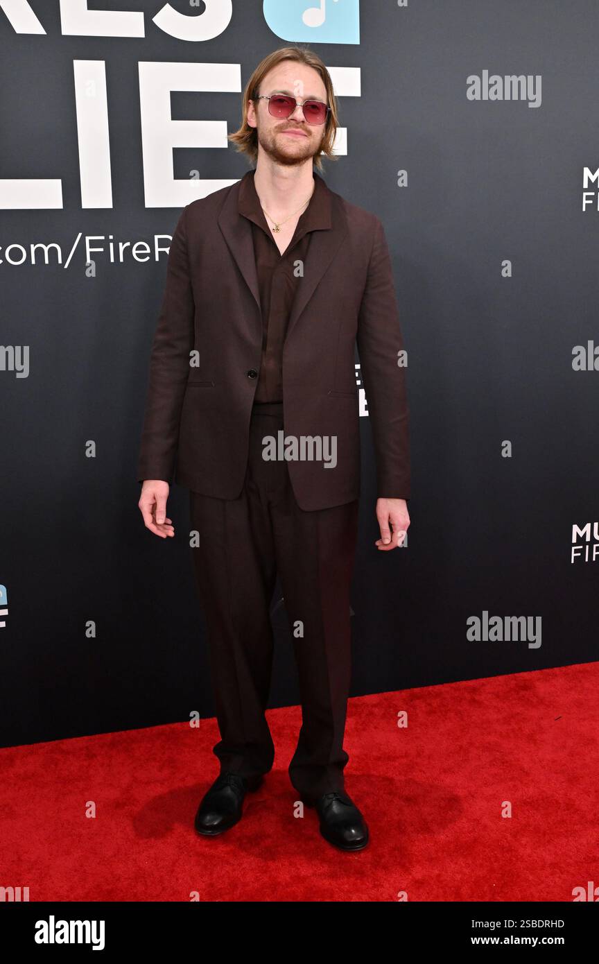 Los Angeles, USA. 02nd Feb, 2025. Finneas O'Connell arriving to the ...