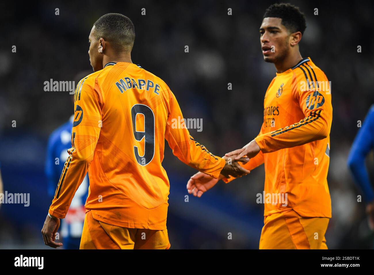 Kylian MBAPPE of Real Madrid and Jude BELLINGHAM of Real Madrid during ...