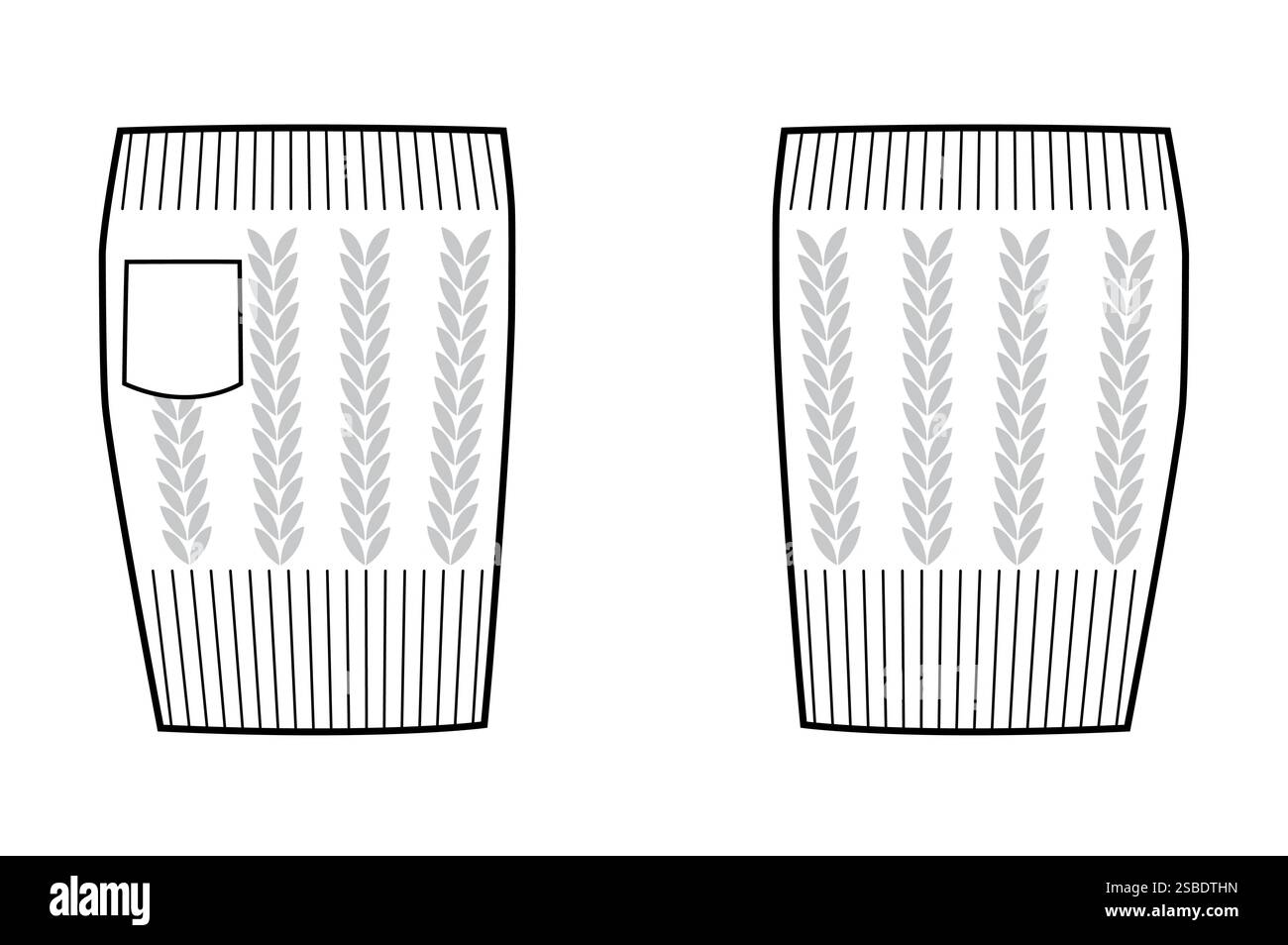 Gloves Fingerless Knit Wool Short length Fashion hand accessory ...