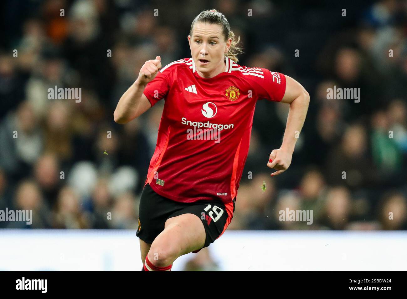 Elisabeth Terland of Manchester United Women in action during the ...