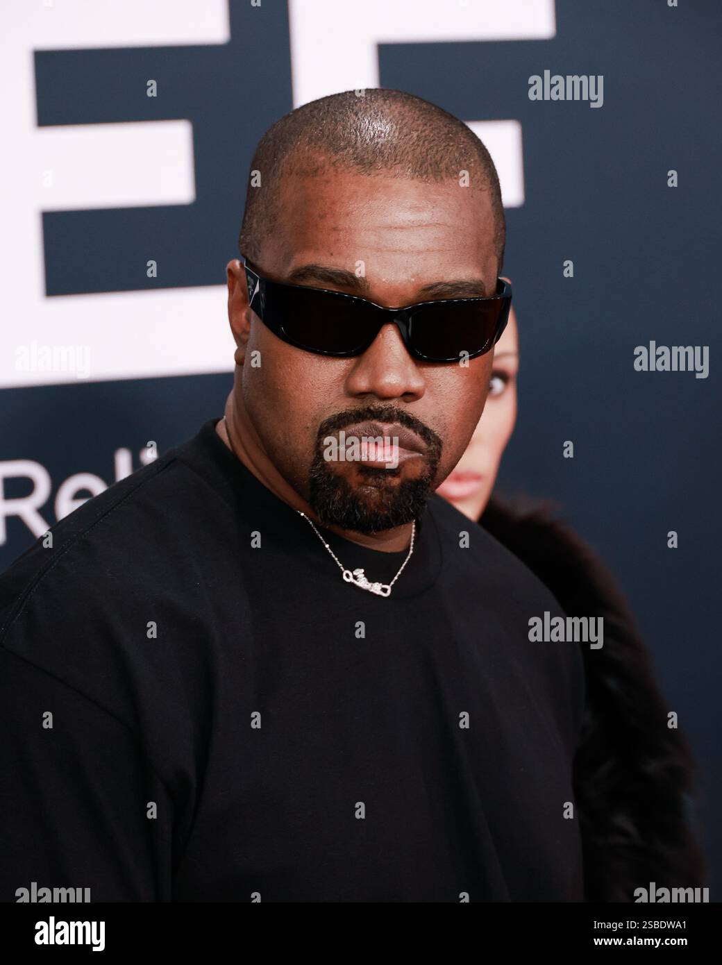 Los Angeles, USA. 02nd Feb, 2025. Kanye West walking on the red carpet ...