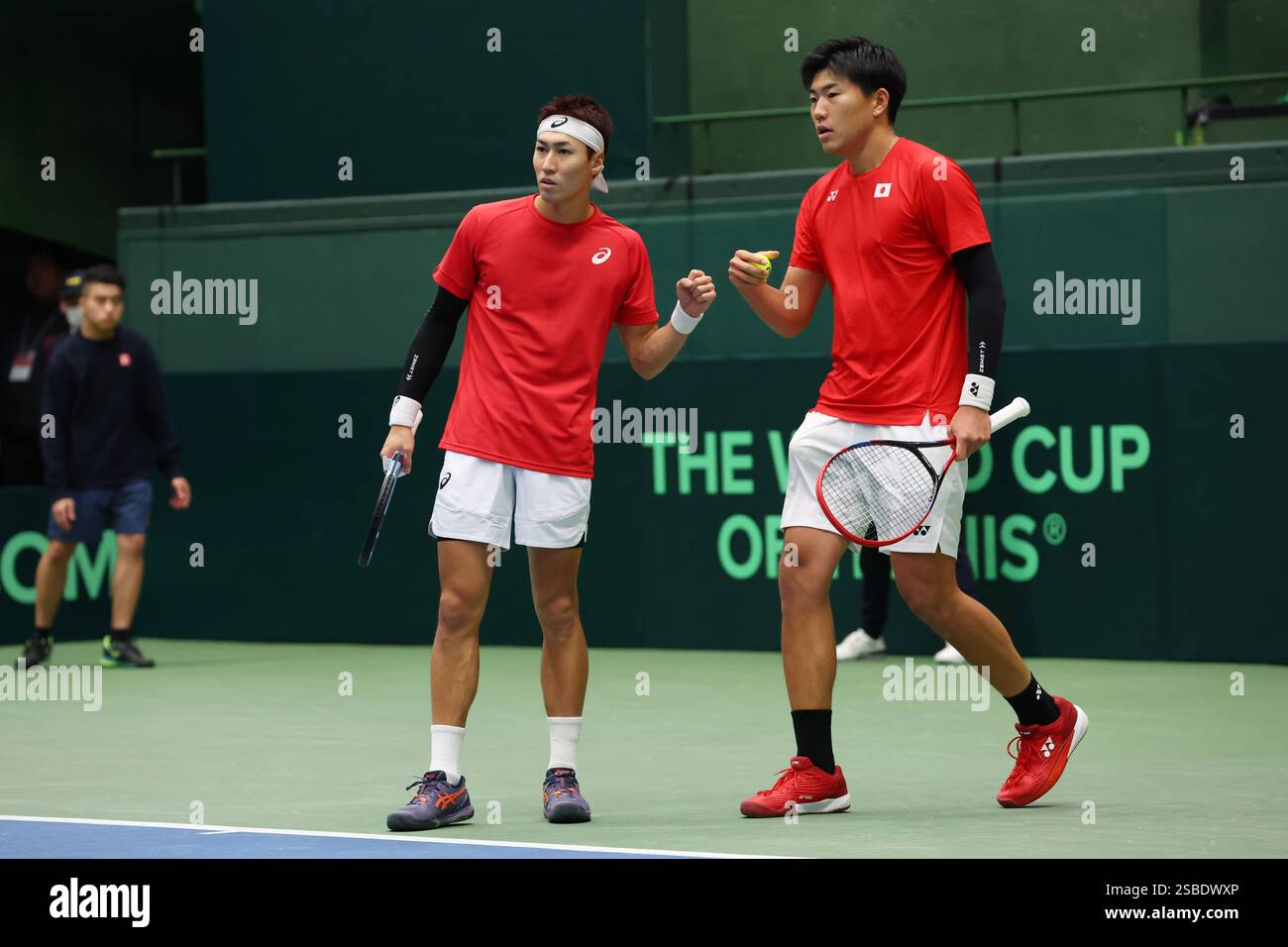 Bourbon Beans Dome, Hyogo, Japan. 1st Feb, 2025. Yosuke Watanuki & Takeru Yuzuki (JPN), FEBRUARY ...