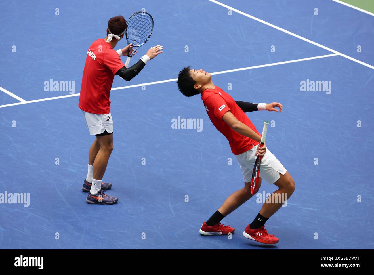Yosuke Watanuki & Takeru Yuzuki (JPN), FEBRUARY 1, 2025 - Tennis : 2025 Davis Cup Final ...