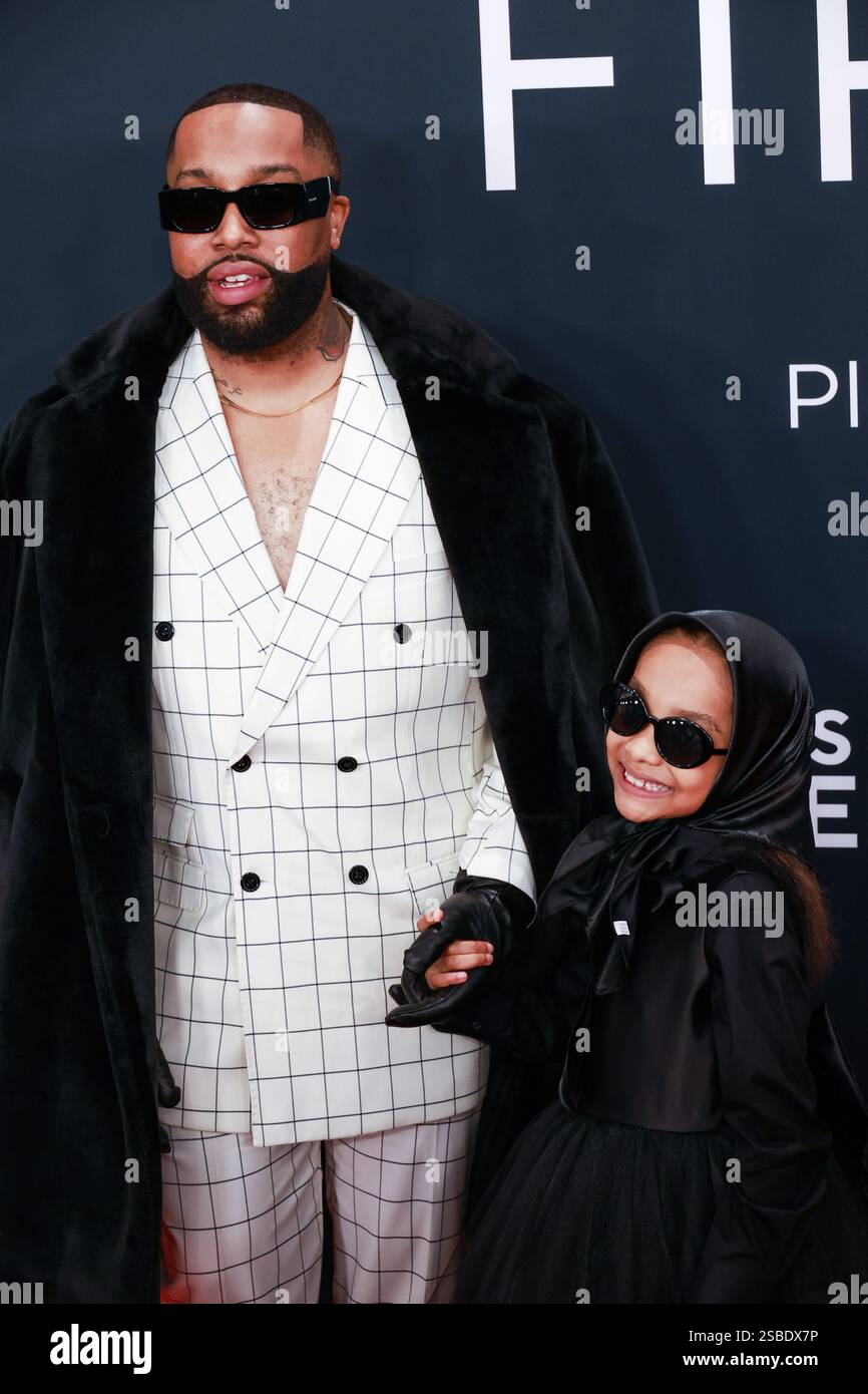 Los Angeles, USA. 02nd Feb, 2025. Kenyon Dixon, Isley-Rose Dixon ...