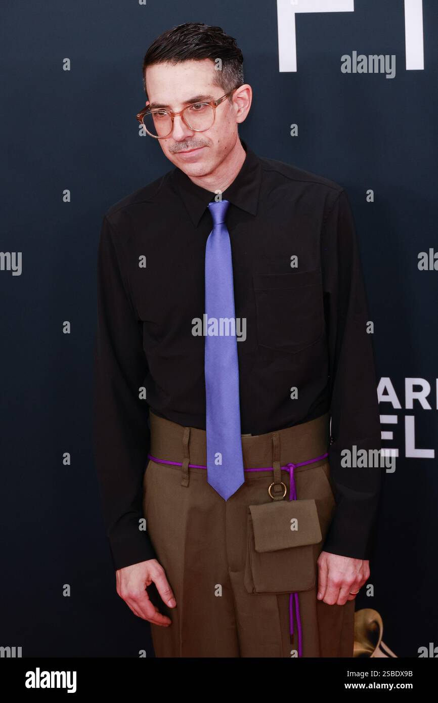 Los Angeles, USA. 02nd Feb, 2025. Mark Guiliana walking on the red ...