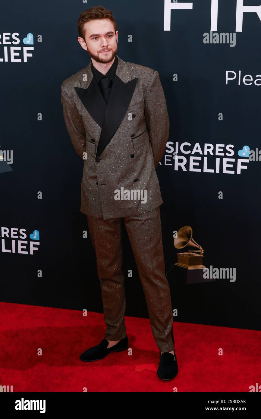 Los Angeles, USA. 02nd Feb, 2025. Zedd walking on the red carpet during ...