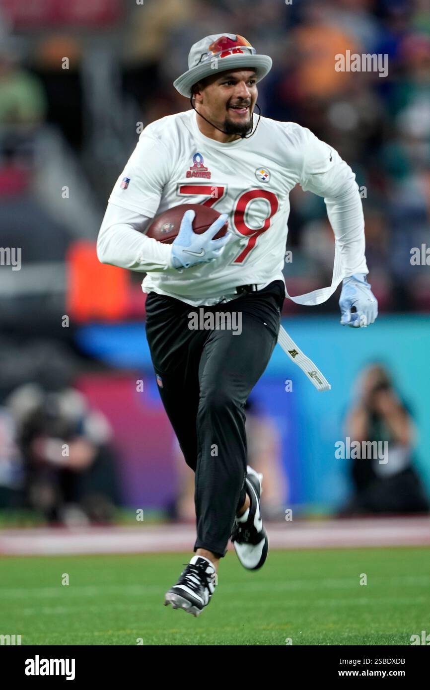 AFC free safety Minkah Fitzpatrick (39), of the Pittsburgh Steelers ...