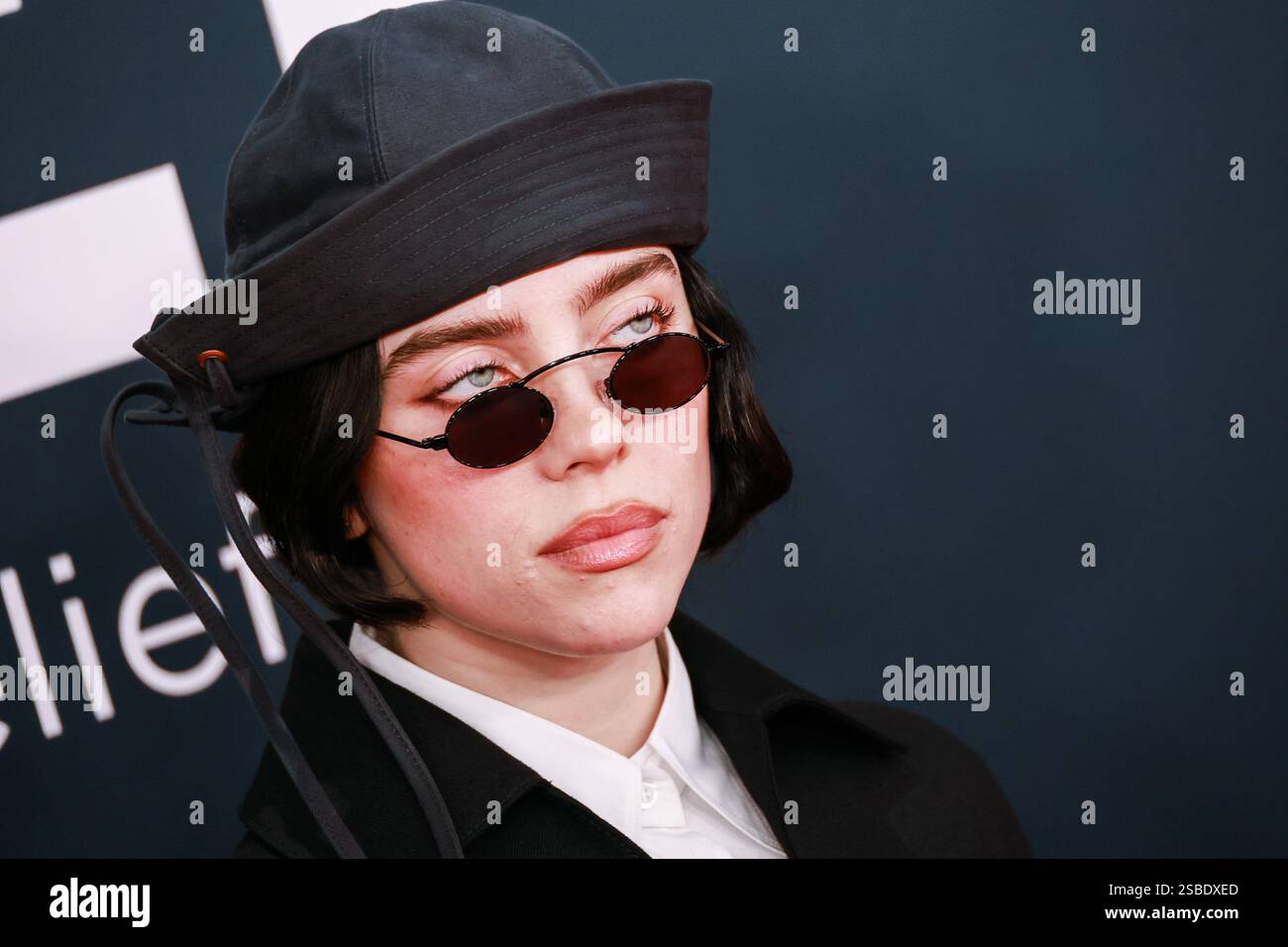 Los Angeles, USA. 02nd Feb, 2025. Billie Eilish walking on the red carpet during the 67th Grammy ...