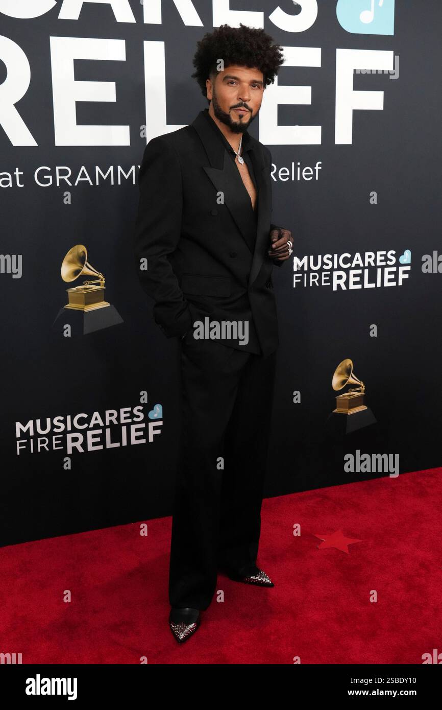 Jemel McWilliams arrives at the 67th annual Grammy Awards on Sunday ...