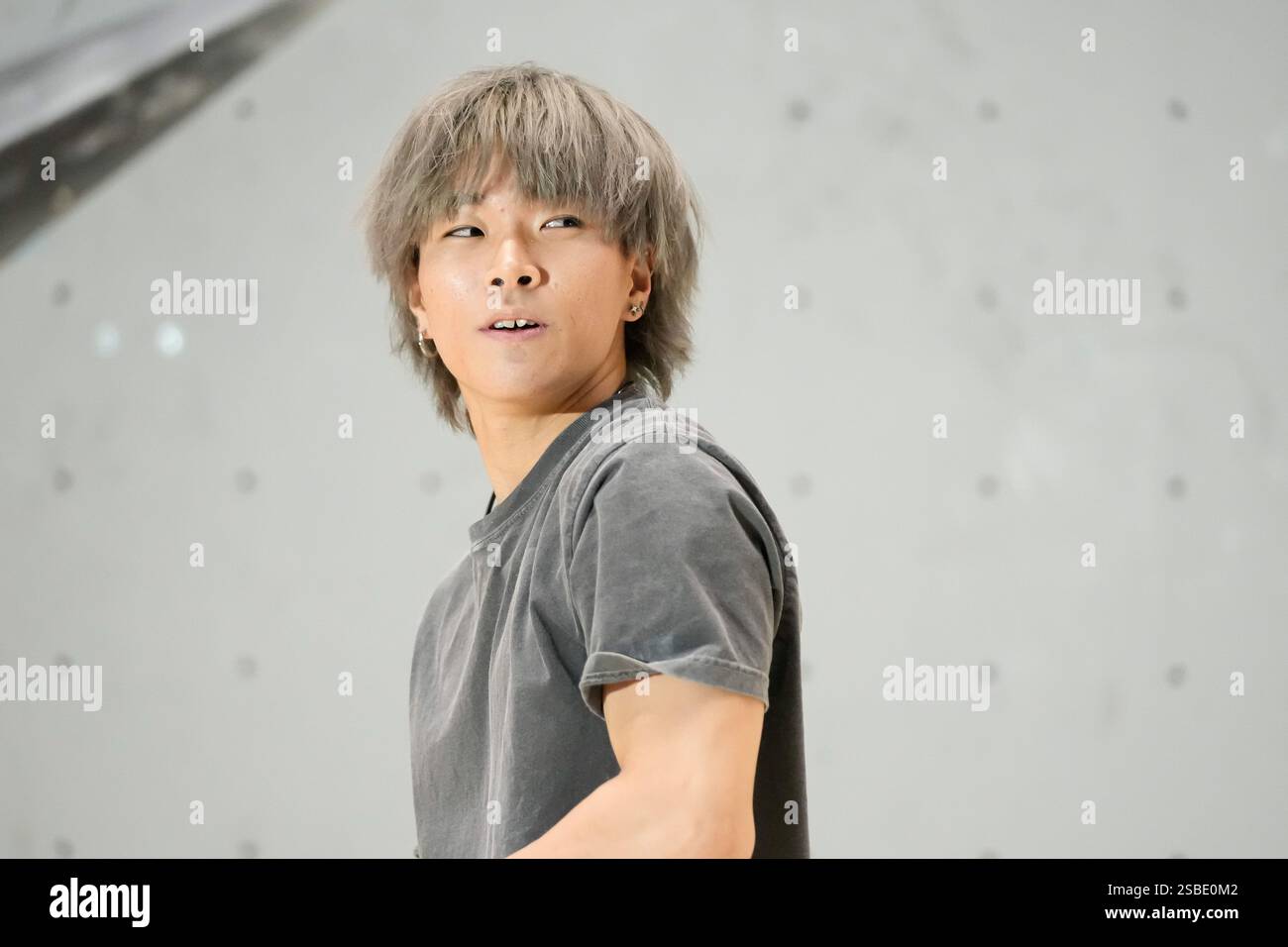 Komazawa indoor ball sports field, Tokyo, Japan. 2nd Feb, 2025. Daiki ...