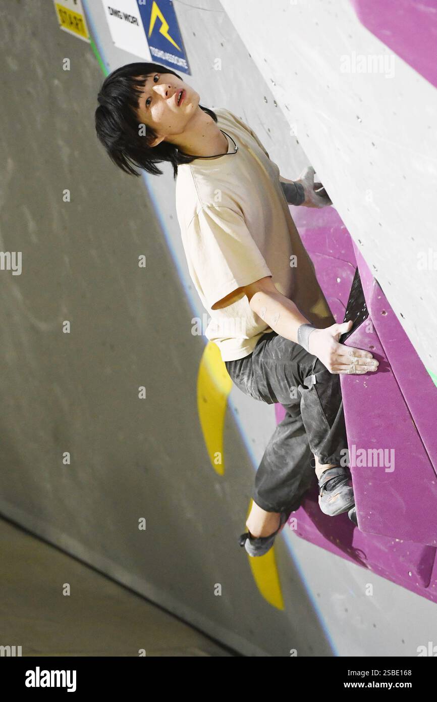 Komazawa indoor ball sports field, Tokyo, Japan. 2nd Feb, 2025. Keita ...