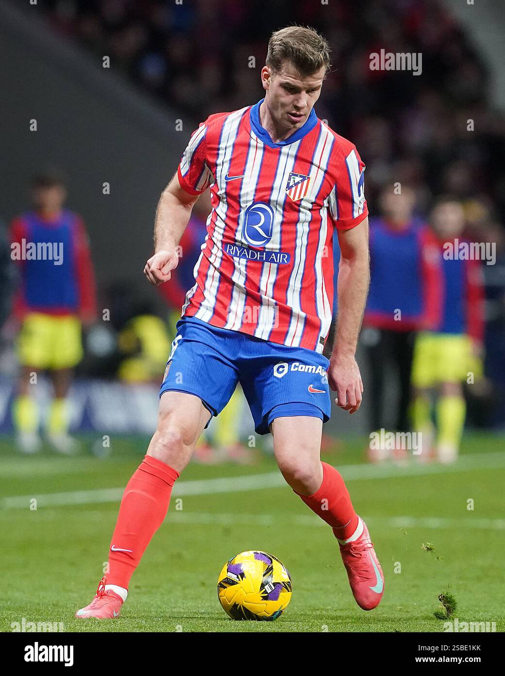 Madrid, Spain. 01st Feb, 2025. Atletico de Madrid's Alexander Sorloth ...