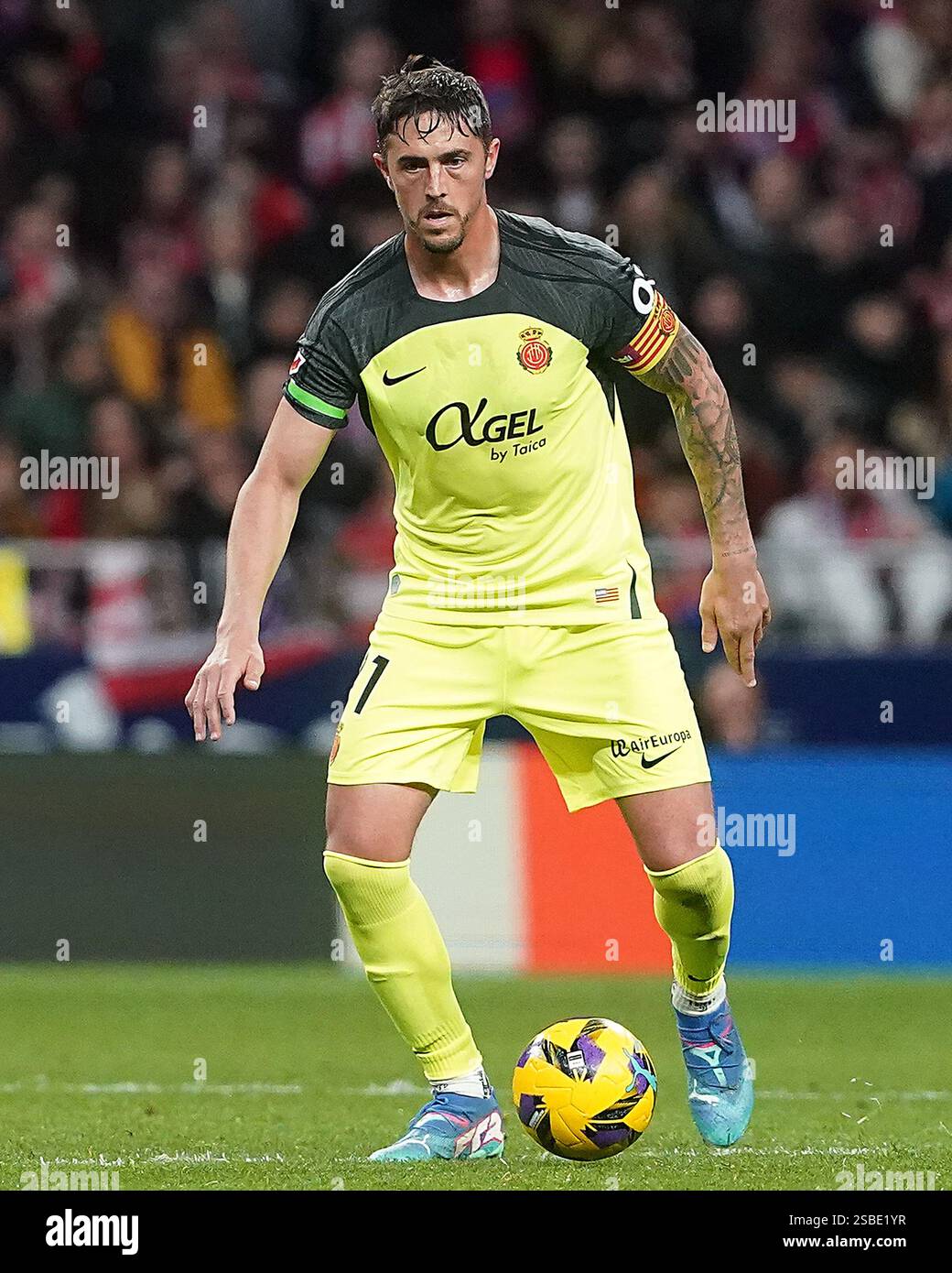 Madrid, Spain. 01st Feb, 2025. RCD Mallorca's Antonio Raillo during La ...