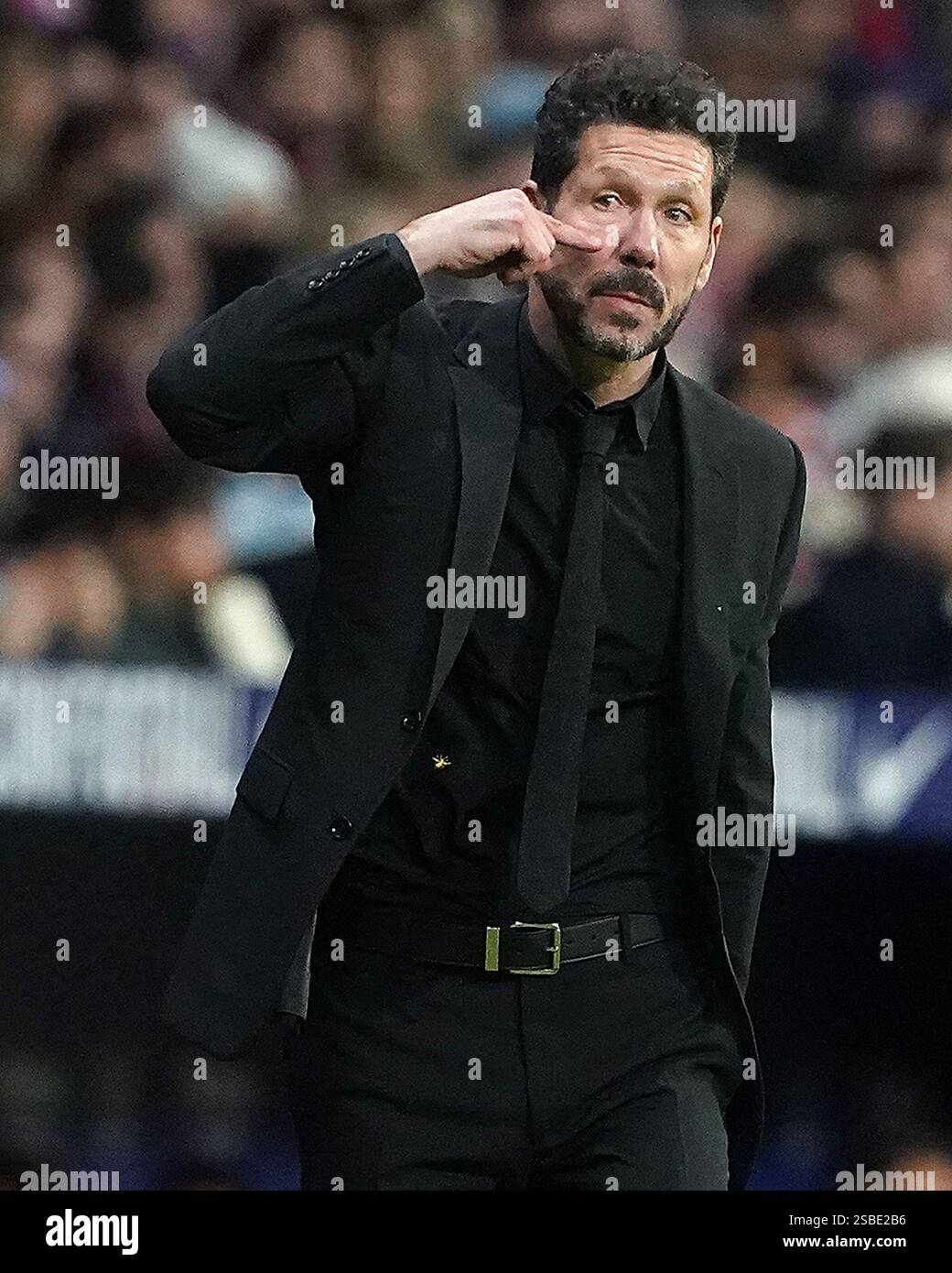 Madrid, Spain. 01st Feb, 2025. Atletico de Madrid's coach Diego Pablo ...
