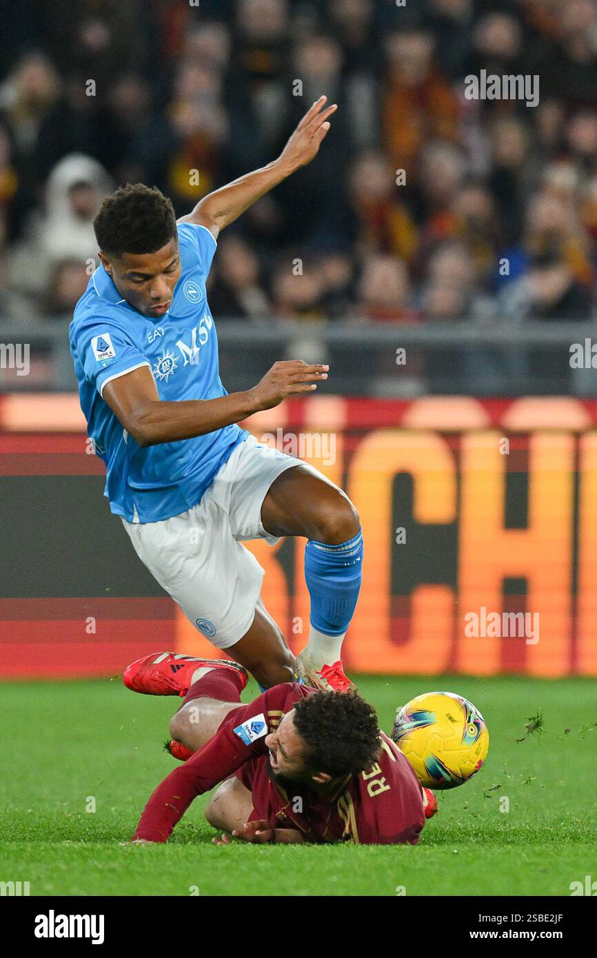 Rome, Italy. 02nd Feb, 2025. Olimpico Stadium, Rome, Italy - Devyne ...
