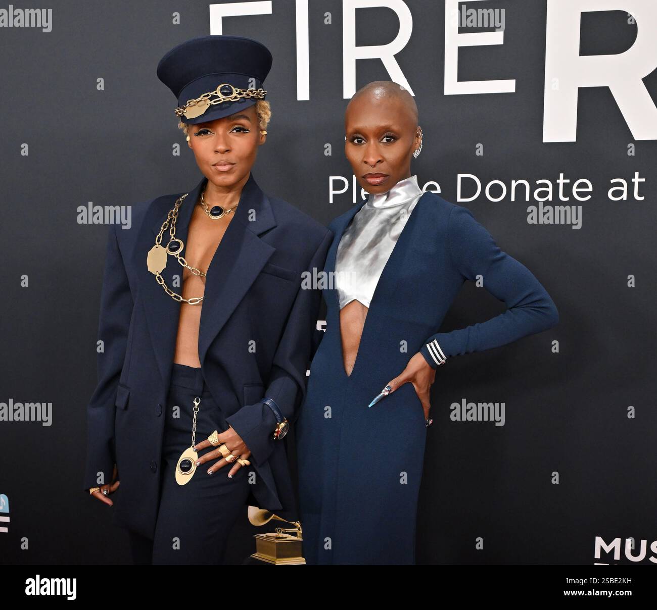 Los Angeles, USA. 02nd Feb, 2025. Janelle Monae and Cynthia Erivo ...