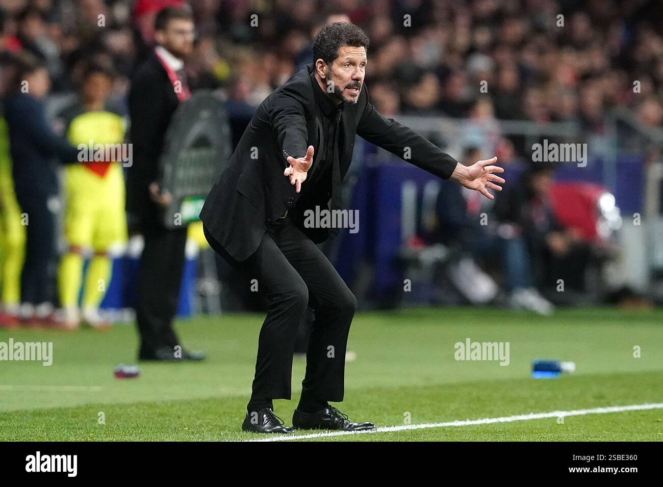 Madrid, Spain. 01st Feb, 2025. Atletico de Madrid's coach Diego Pablo ...