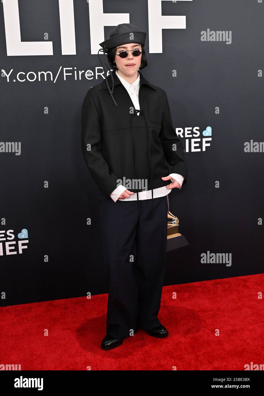 Billie Eilish arriving to the 67th Annual Grammy Awards held at Crypto.com Arena on February 2 ...