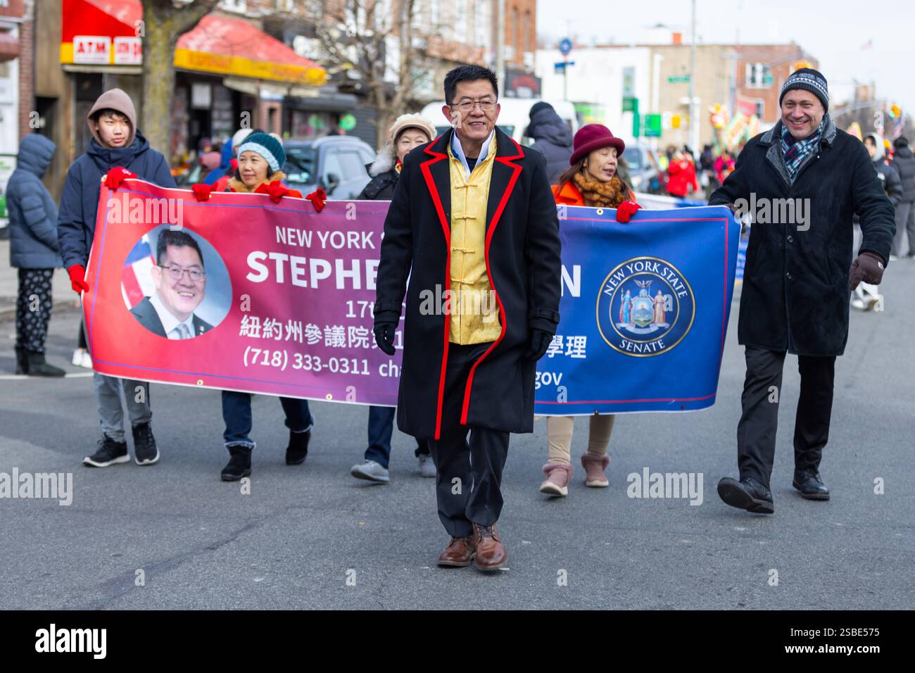 Brooklyn, USA. 02nd Feb, 2025. New York State Senator Stephen T. Chan ...