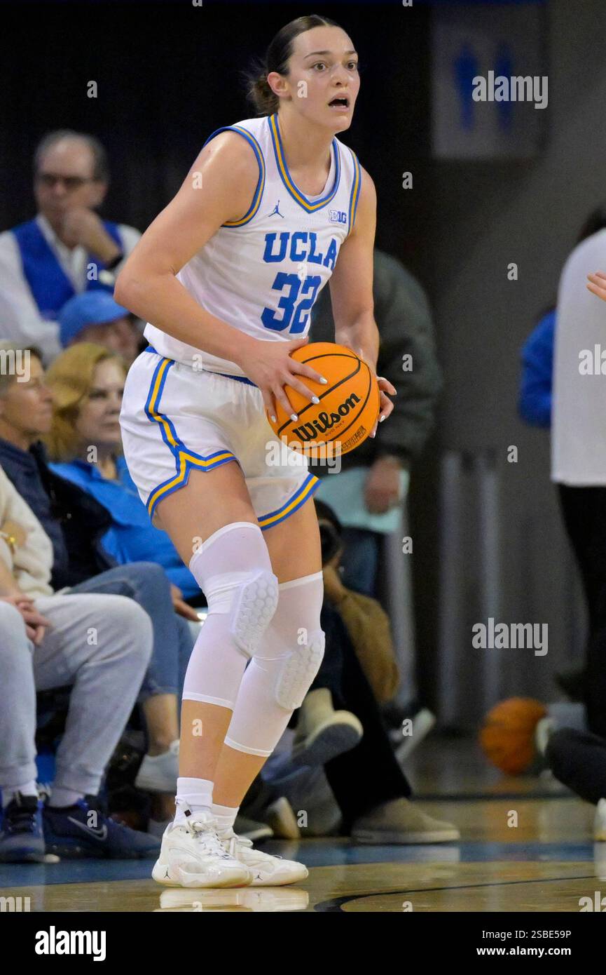 UCLA forward Angela Dugalic handles the ball during the first half of ...