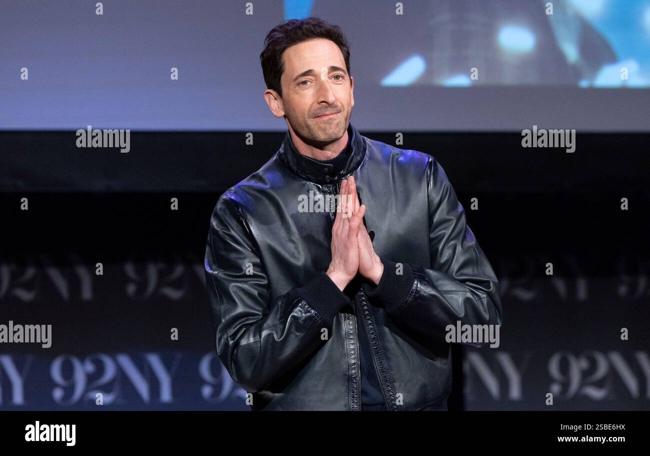 Actor Adrien Brody discusses the film "The Brutalist" at The 92nd ...