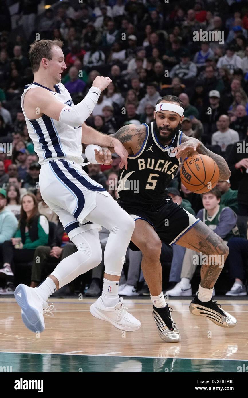 Milwaukee Bucks' Gary Trent Jr. tries to get past Memphis Grizzlies ...