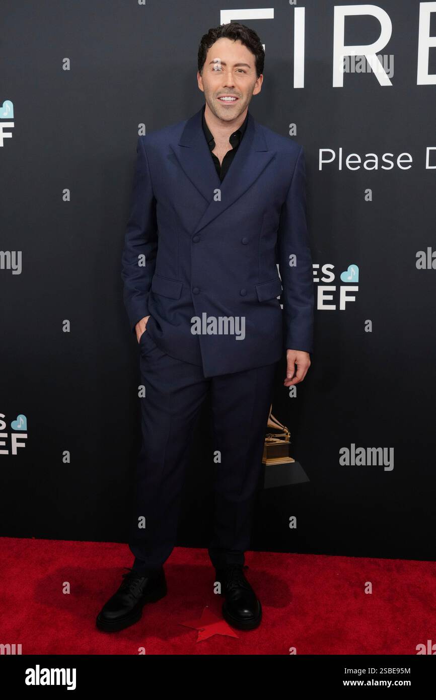 Leland arrives at the 67th annual Grammy Awards on Sunday, Feb. 2, 2025 ...