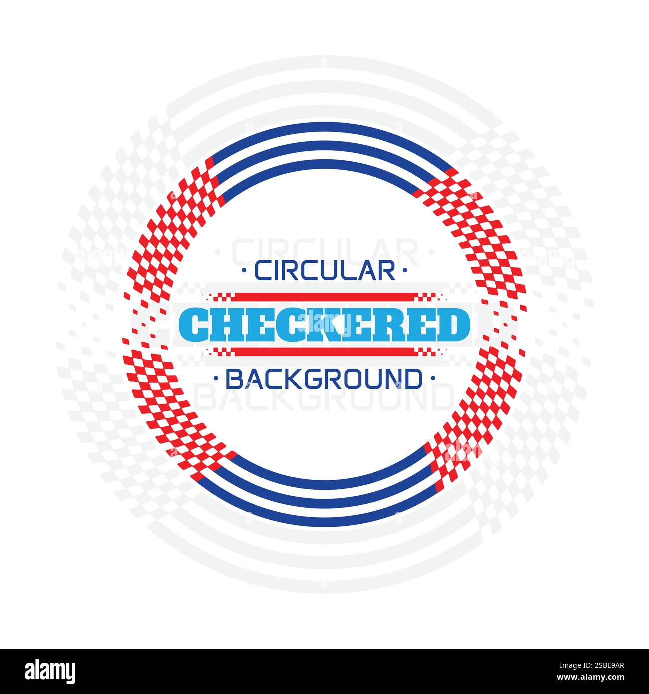 Colorful checkered circle label Stock Vector Image & Art - Alamy