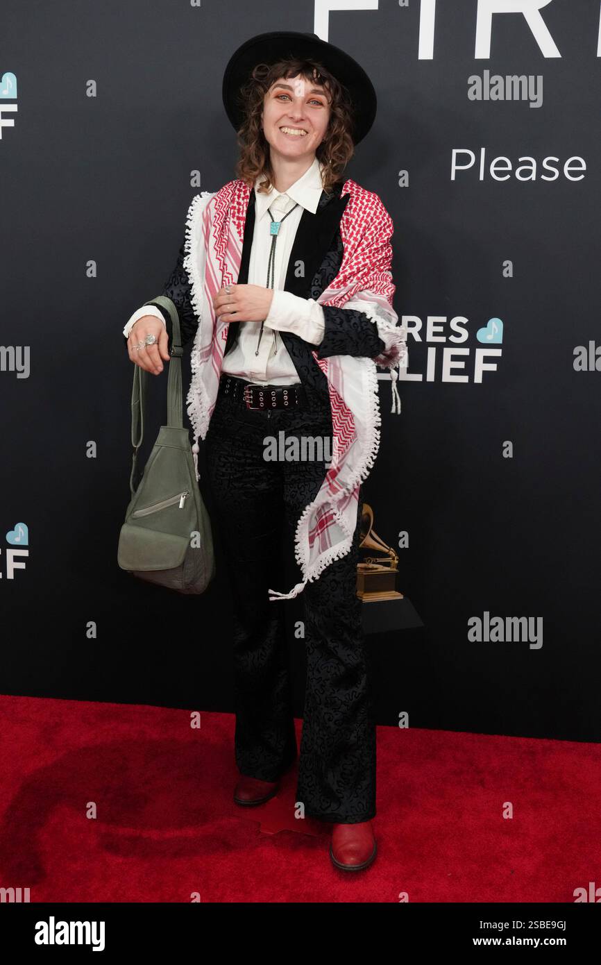 Jeannette Sorrell arrives at the 67th annual Grammy Awards on Sunday ...